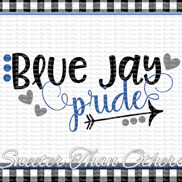Bluejays Football Svg - Etsy