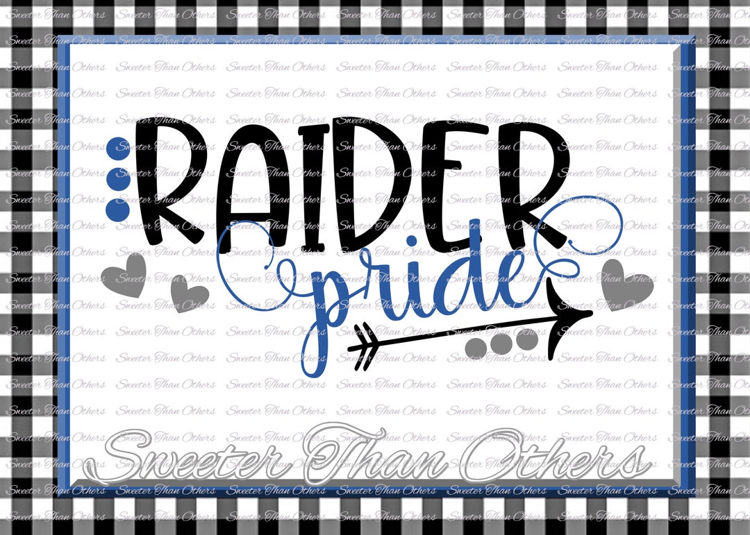 Raider Pride Svg, Football Raider, Baseball Raider, Basketball Raider ...