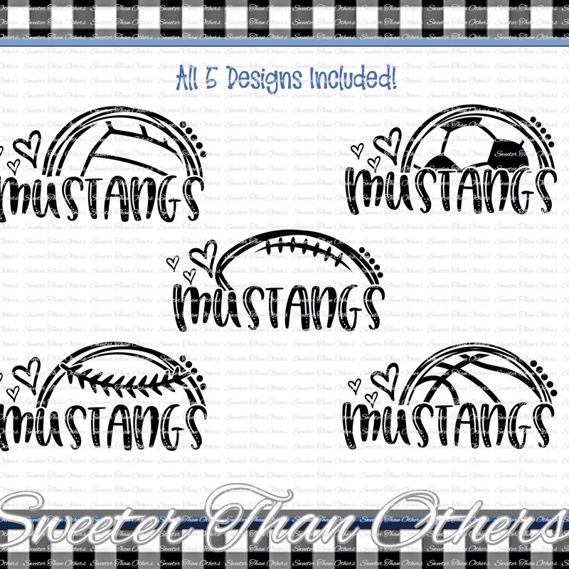 Mustang Baseball - Etsy