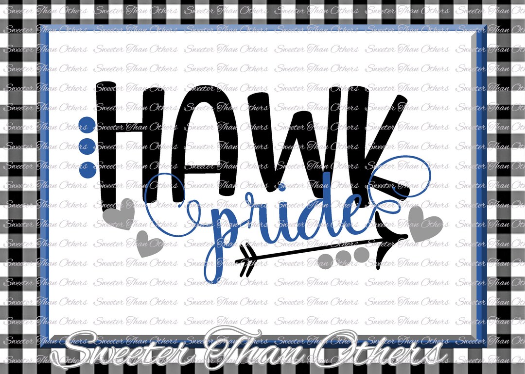 Hawk Pride Svg, Football Hawk, Baseball Hawk, Basketball Hawk, Vinyl ...
