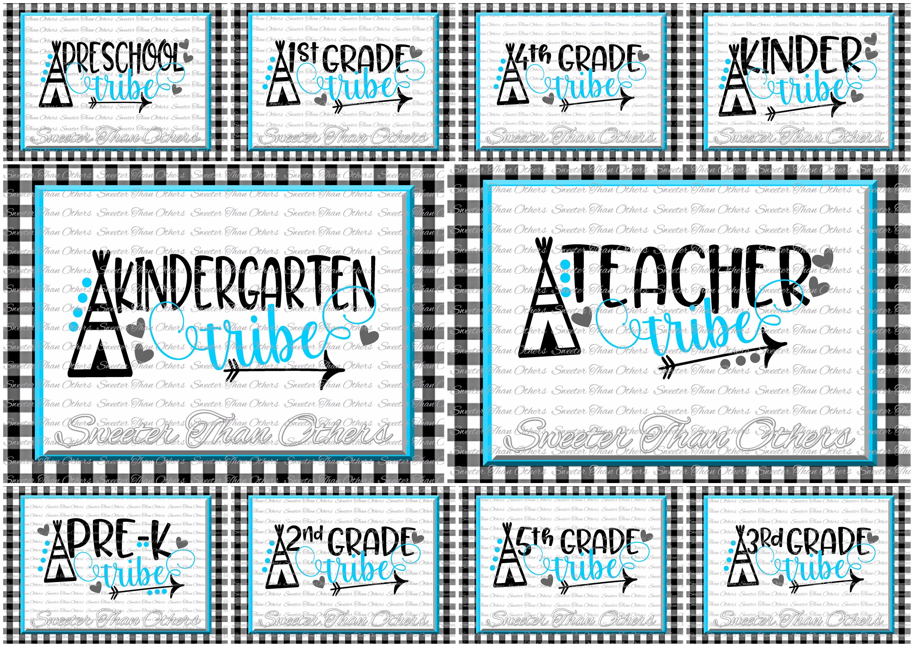 School Tribe SVG Bundle Teacher Tribe Svg First Day of School | Etsy