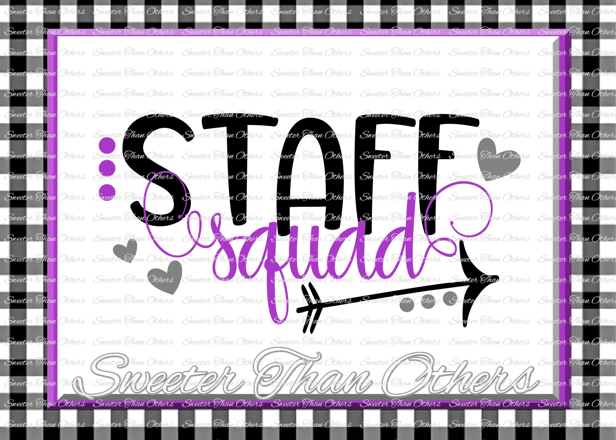 Staff svg Staff Squad svg Work Svg Dxf Silhouette Studios | Etsy
