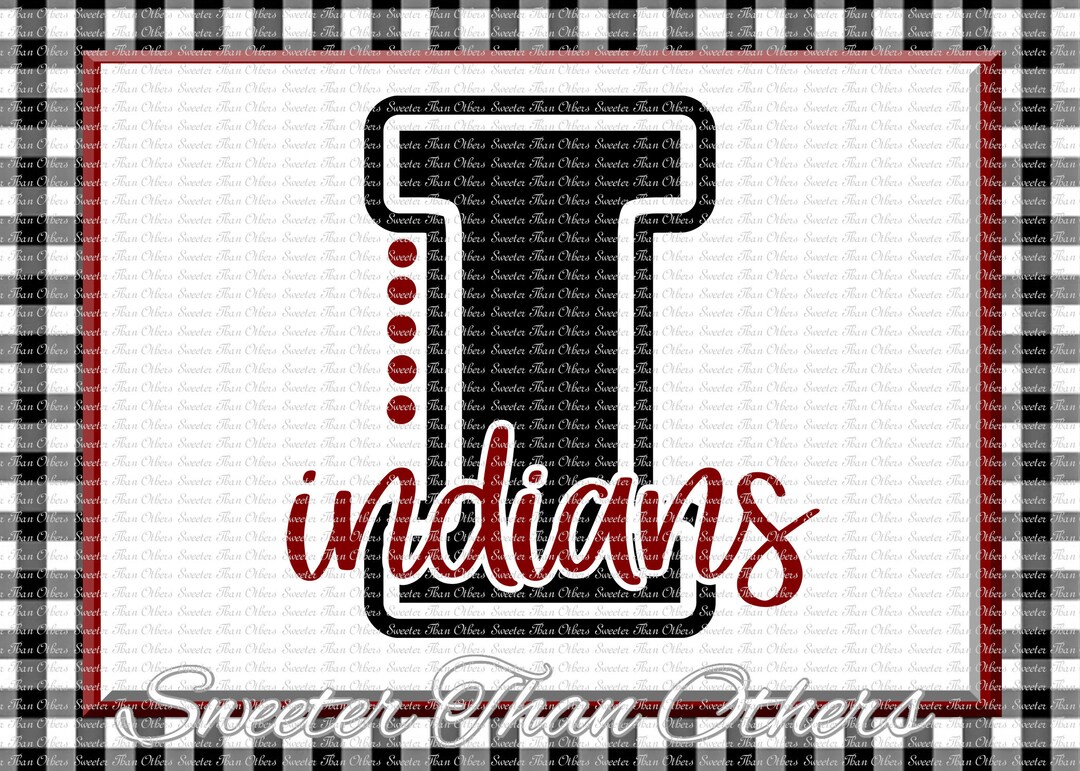 Indians Svg, Football Indian, Baseball Indian, Basketball Indian, Vinyl ...