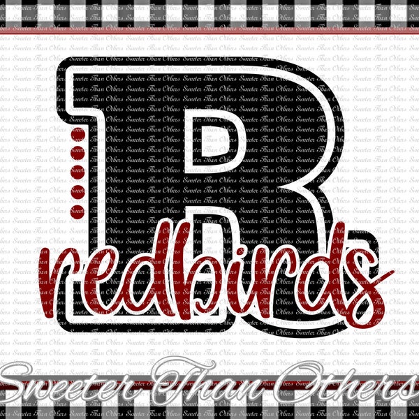 Redbird Svg - Etsy