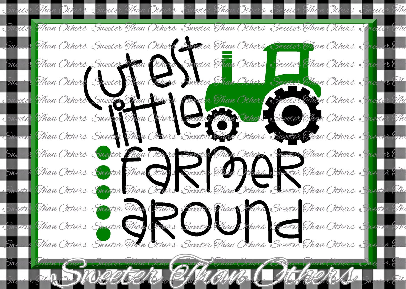 Cutest Farmer SVG Farmhouse Svg Farm Svg Farm Cut Boy | Etsy