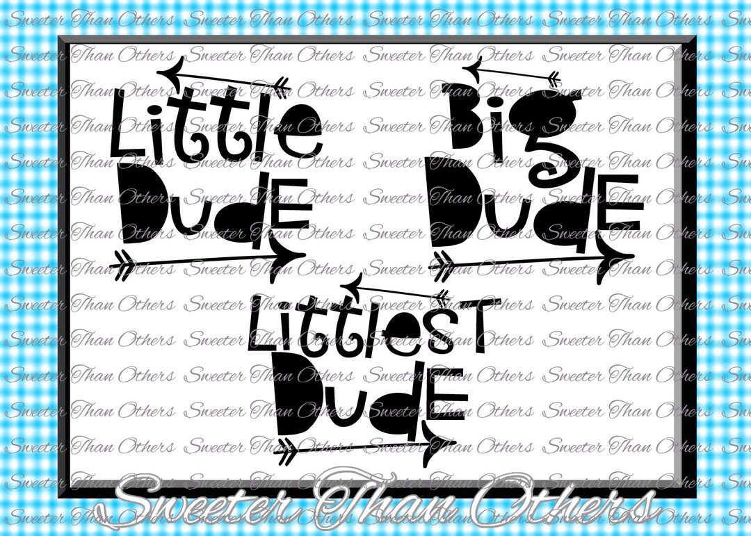 Dude SVG, Brothers Svg, Cousins Svg, Boy Cut File, Boy Svg, Father Son ...