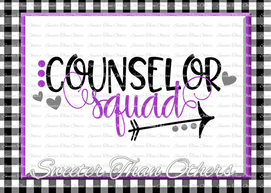 Counselor Squad Svg, Counselor Svg, Teacher Svg Dxf Silhouette Studios ...