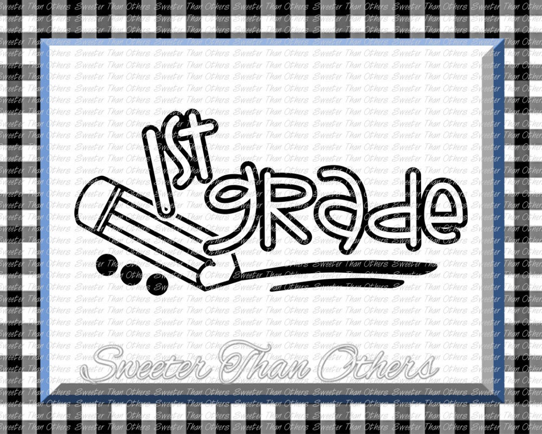 Buy First Grade SVG 1st Grade Cut File Last First Day of School SVG and ...