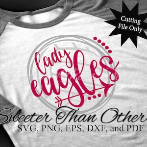 Volleyball Svg Lady Eagles Svg Eagles Volleyball Svg SVG - Etsy