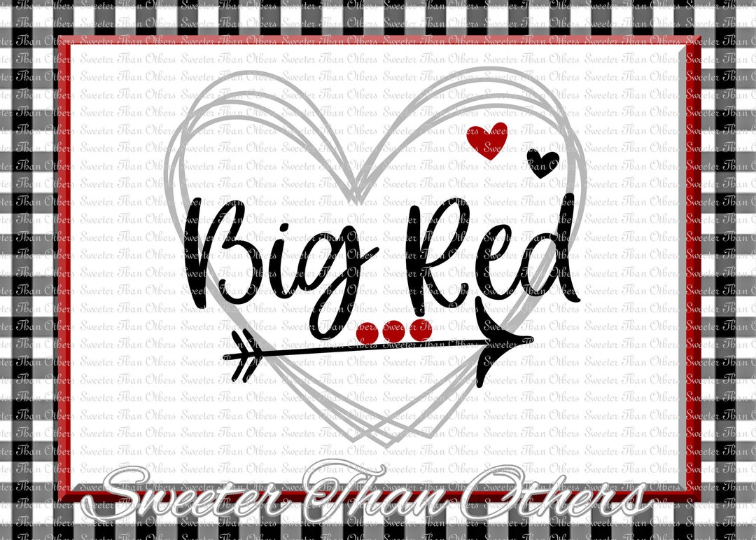 Big Red Svg, Football Big Red, Baseball Big Red, Basketball Big Red ...