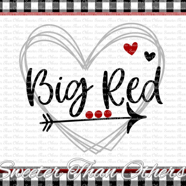 Big Red Svg - Etsy