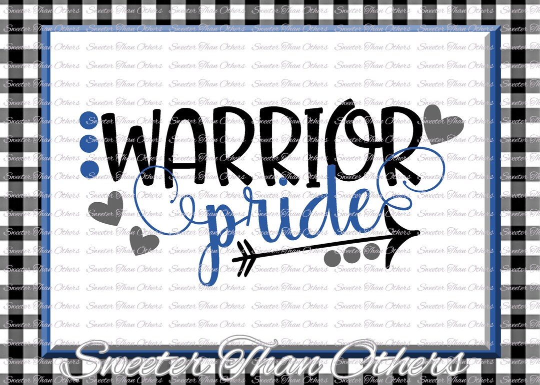 Warrior Pride Svg, Football Warrior, Baseball Warrior, Basketball ...