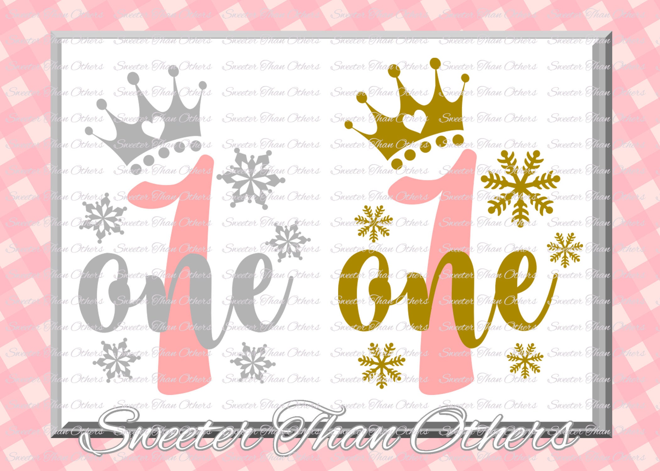 Winter Onederland Svg First Birthday SVG First One Birthday | Etsy
