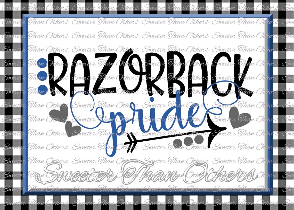Razorback Pride Svg, Football Razorback, Baseball Razorback, Basketball ...