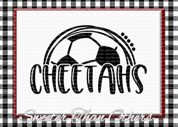 Soccer svg Cheetahs Svg Cheetahs Soccer SVG Soccer Cut - Etsy España