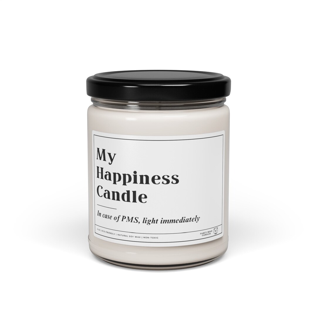 My Happiness Candle PMS Relief Handmade 9oz Soy Candle Mood Boosting ...