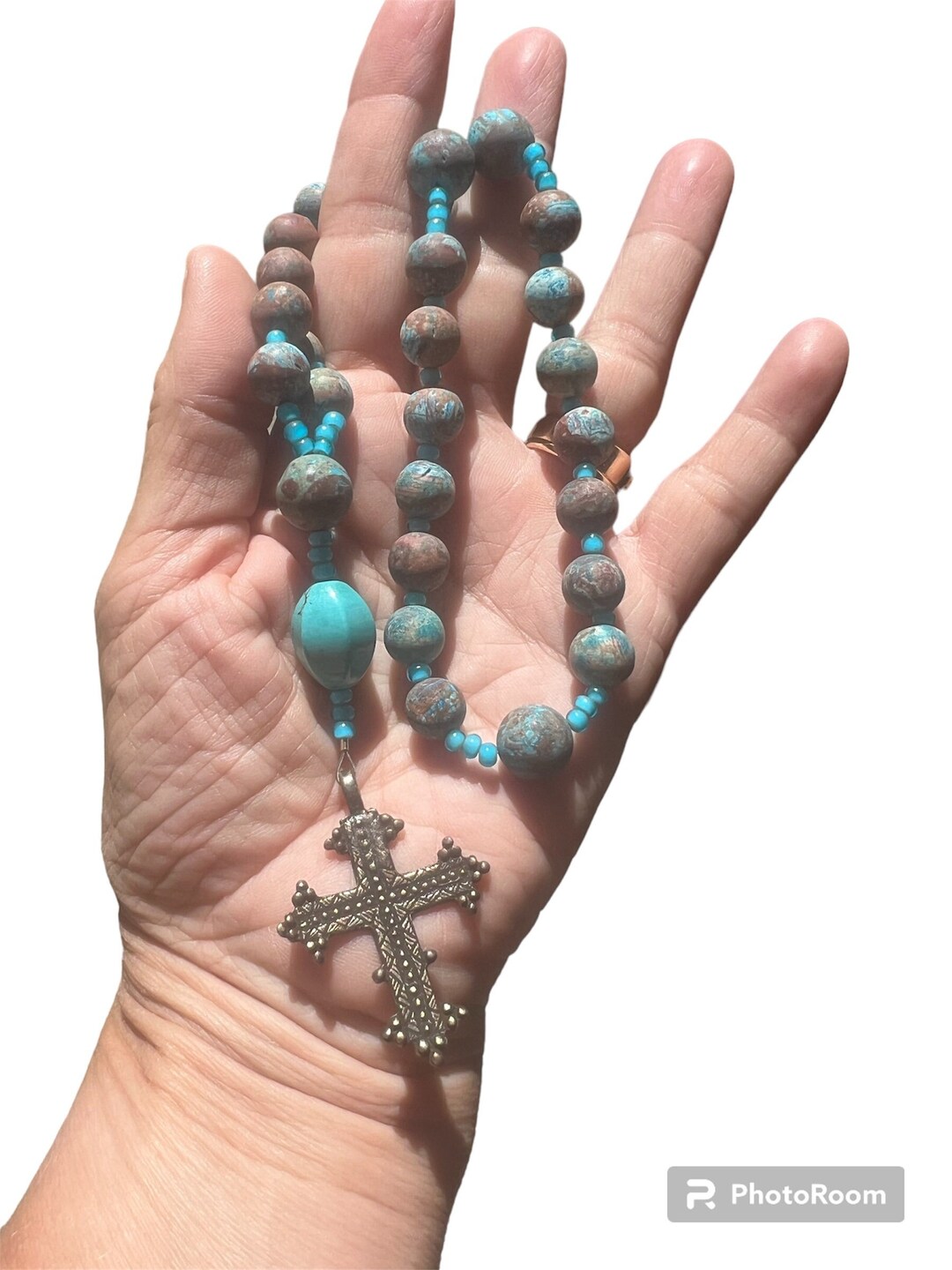 Rainbow Calcite Anglican Rosary Protestant Prayer Beads Episcopal ...