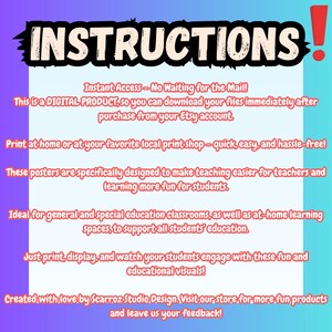 100+ Classroom Learning Posters for Grades 1-3 | Educational Wall Art ...