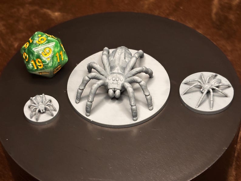 Spider Set - D&D 5e Miniatures - 3D Printed Minis - Dungeons and Dragons - 28mm Scale - Etsy