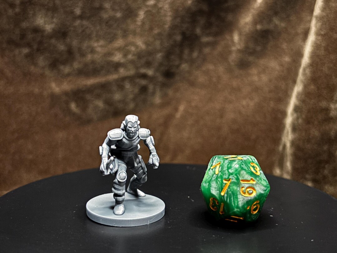 Half Elf Male Rogue /w Daggers D&D 5e Miniatures 3D Printed Minis ...