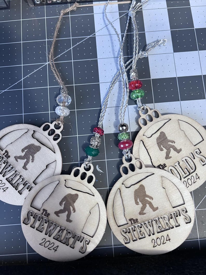 Ornament-sasquatch Sighting: Custom Oregon Christmas Ornament - Etsy
