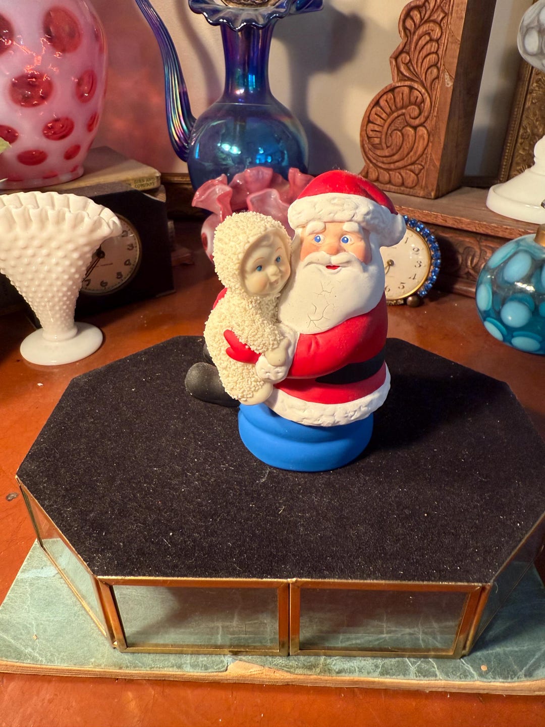 Amazing 2005 I Love You Santa Snowbabies Figurine Santa Claus is Coming ...