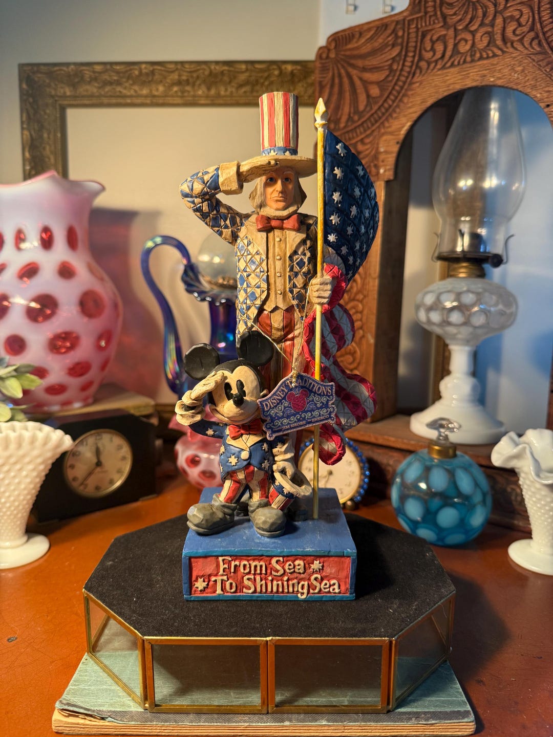 Beautiful Jim Shore Walt Disney Mickey Mouse Uncle Sam Patriotic ...