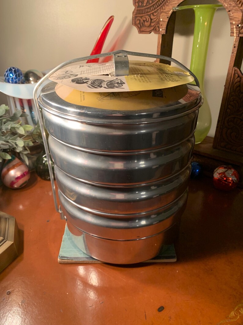 Vintage Regal Handy Food Carrier Picnic Pack Aluminum Stacker Food ...