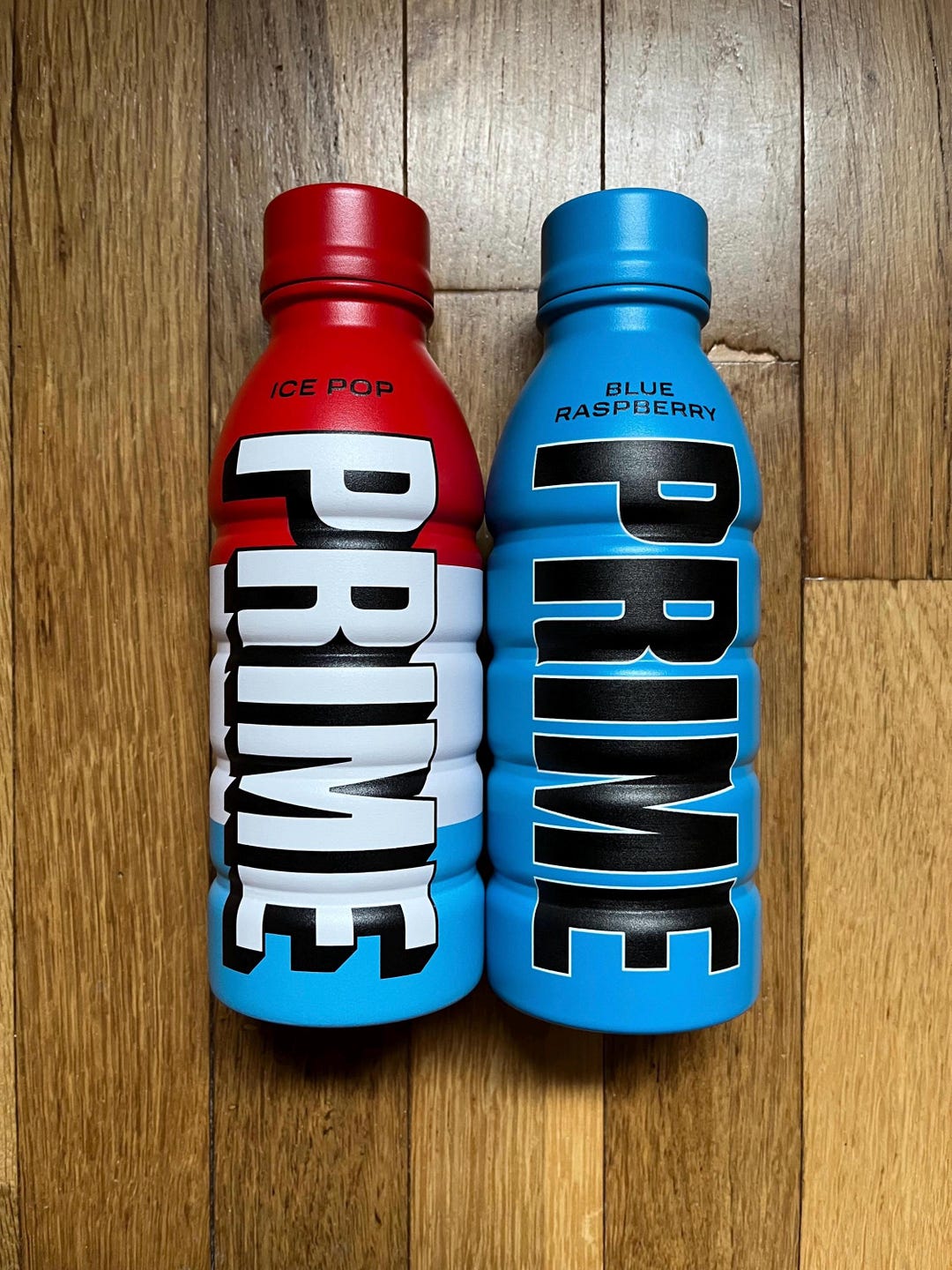 Ice Pop & Blue Raspberry Metal PRIME Water Bottles - Etsy