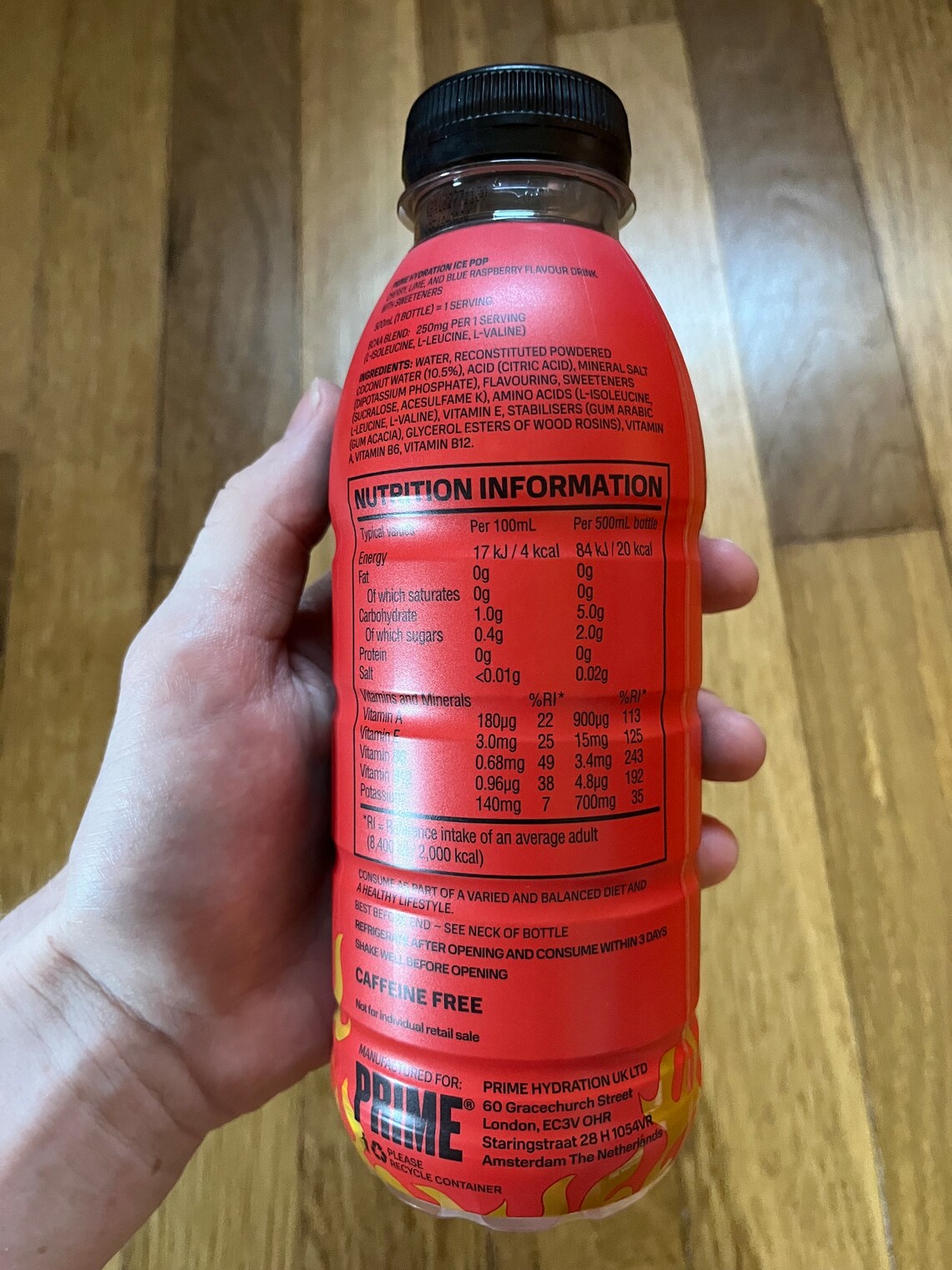 Red Prime Card PRIME Hydration Drink - Etsy