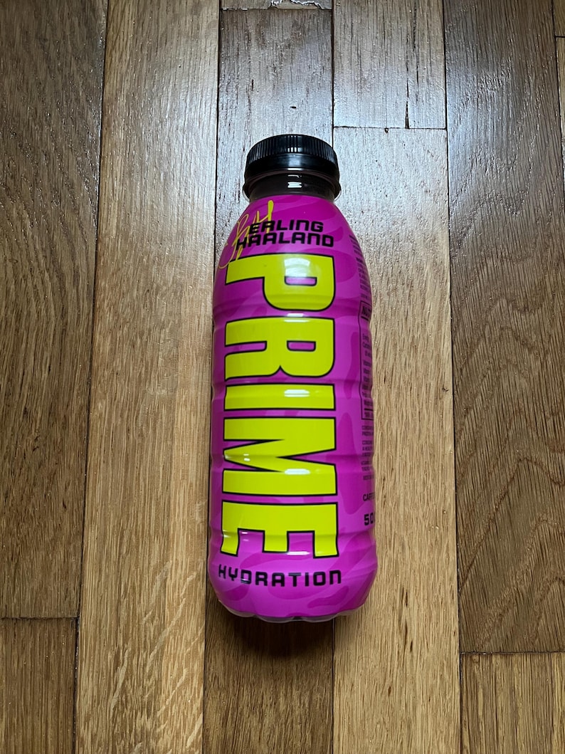 RARE* Erling Haaland PRIME Hydration Drink - Etsy