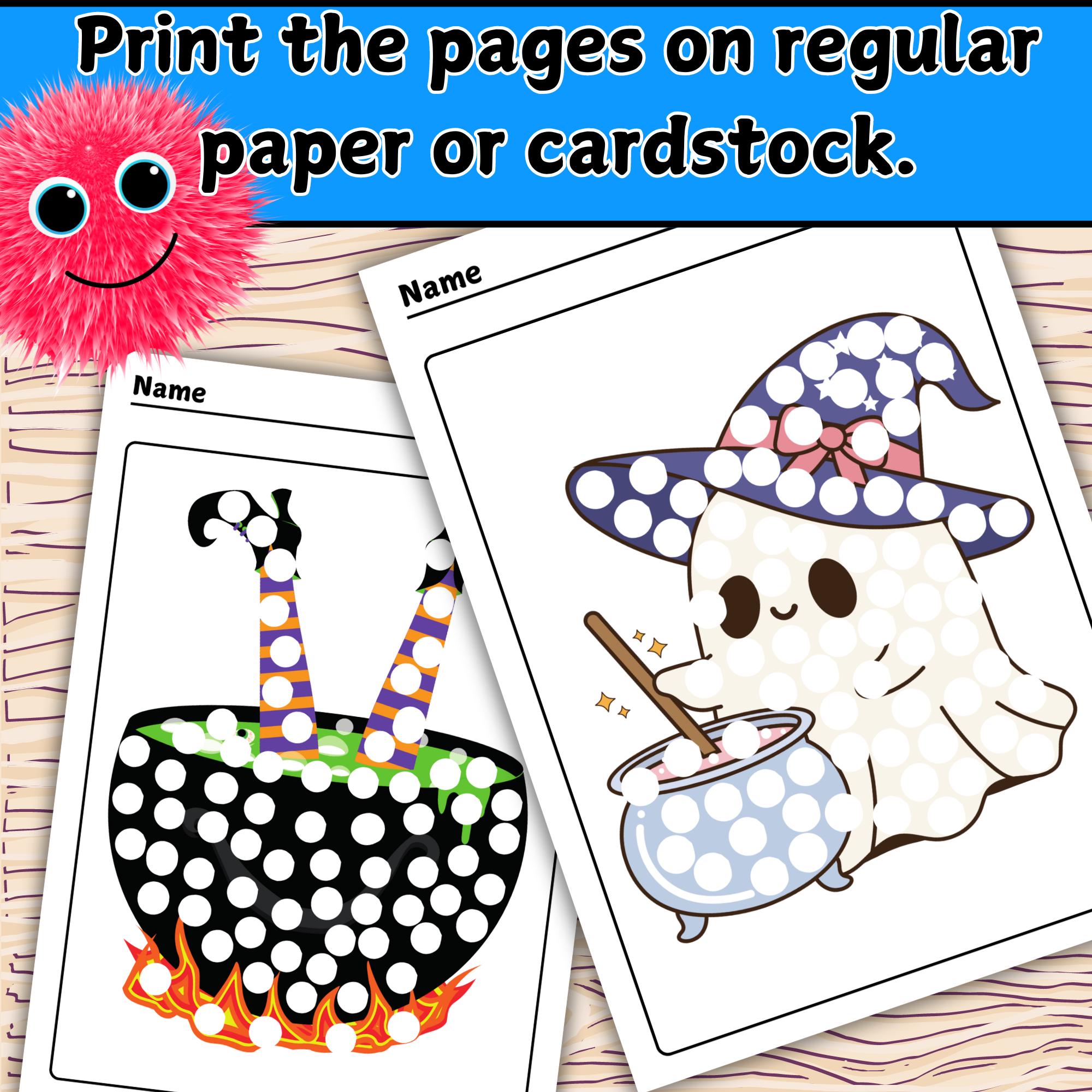 Halloween Dot Markers Printables – Digital Download, Halloween ...