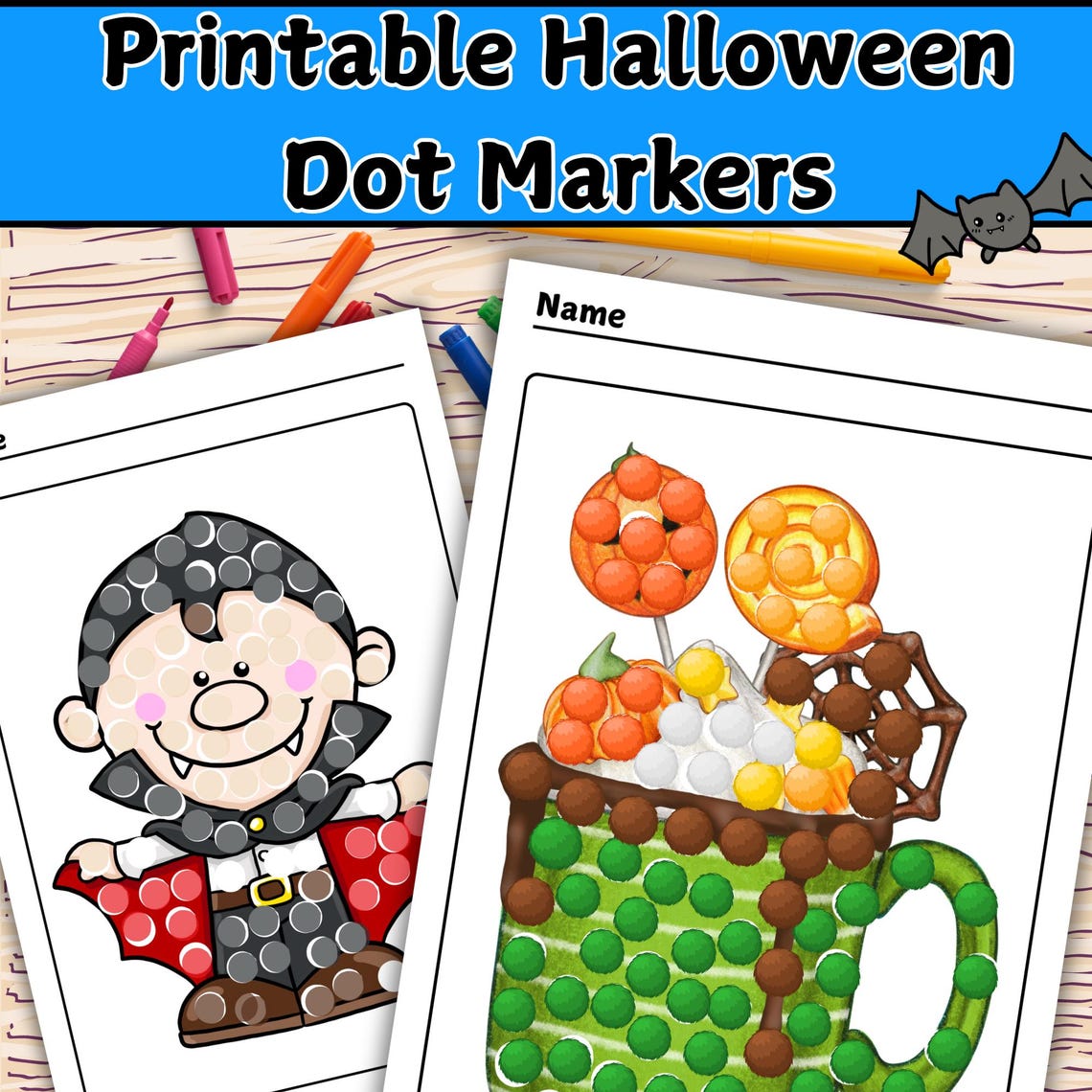 Halloween Dot Markers Printables – Digital Download, Halloween ...