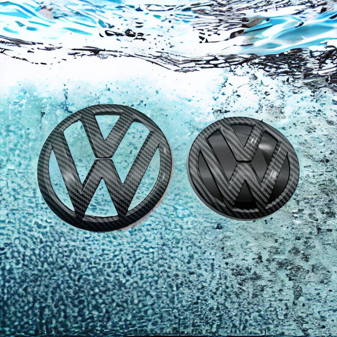 Universal Black Emblems for VW Golf 7 MK7 Front Rear Badge Replacement ...