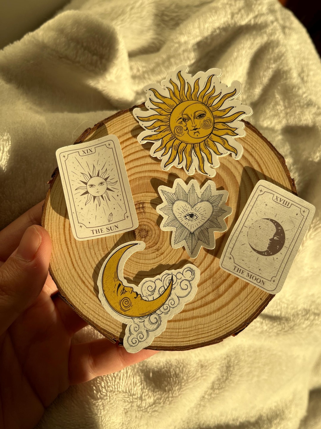Whimsigoth : Celestial Sticker Set for Cosmic Souls - Sun, Moon, Tarot ...
