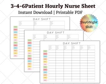 Nursing Brain Report Sheet PDF DOWNLOAD, Six Patient Assignment ...