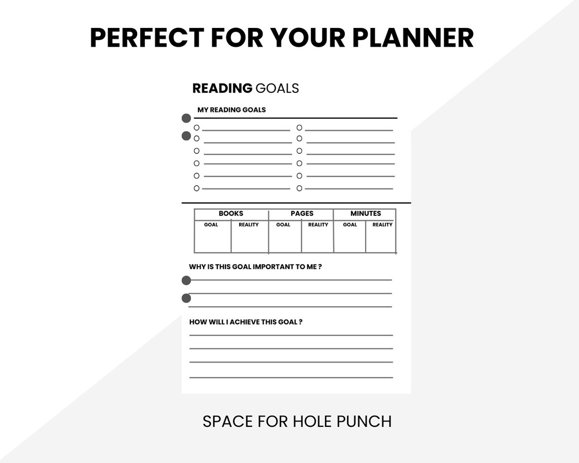 Printable Reading Tracker Book Planner Book Tracker Printable Book ...