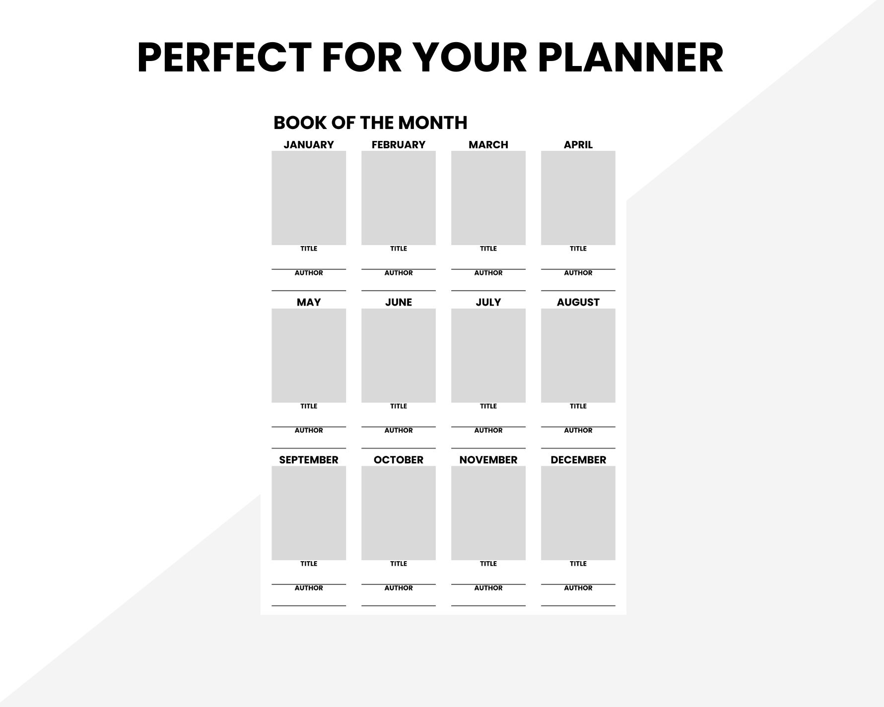 Monthly Book Tracker Book Review Reading Review Reading Book Tracker ...