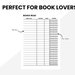 Digital Book Review Log Review Worksheet Reading Log Printable Book ...