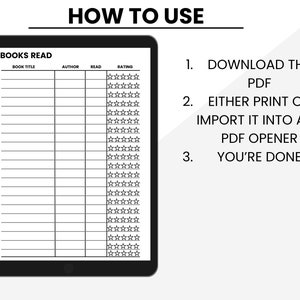 Digital Book Review Log Review Worksheet Reading Log Printable Book ...