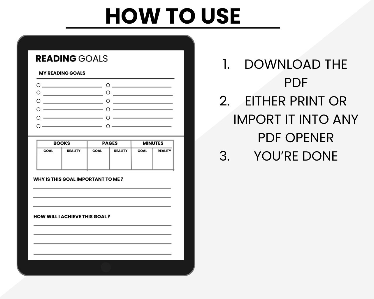 Printable Reading Tracker Book Planner Book Tracker Printable Book ...