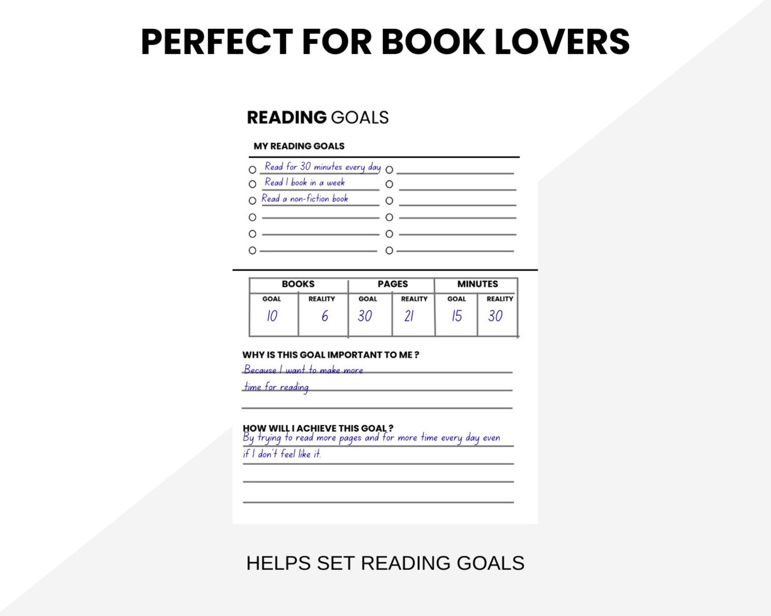 Printable Reading Tracker Book Planner Book Tracker Printable Book ...