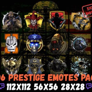 Prestige Emotes Black Ops 6 - Prestige - BO6 - COD - PNG- EMOTES - Etsy