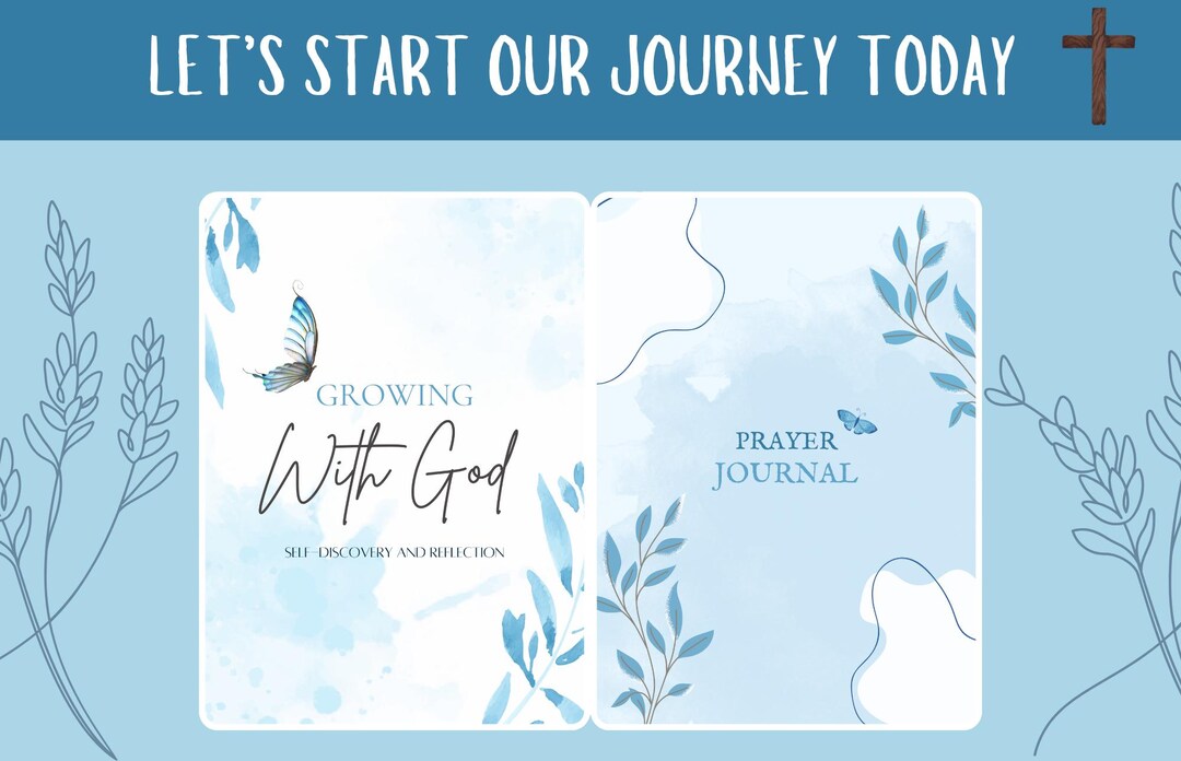 Christian Guided Prayer Journal Digital Template, Daily Scripture ...