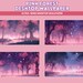 Pink Forest Desktop Wallpaper Set: Lofi Cottagecore (digital Download ...