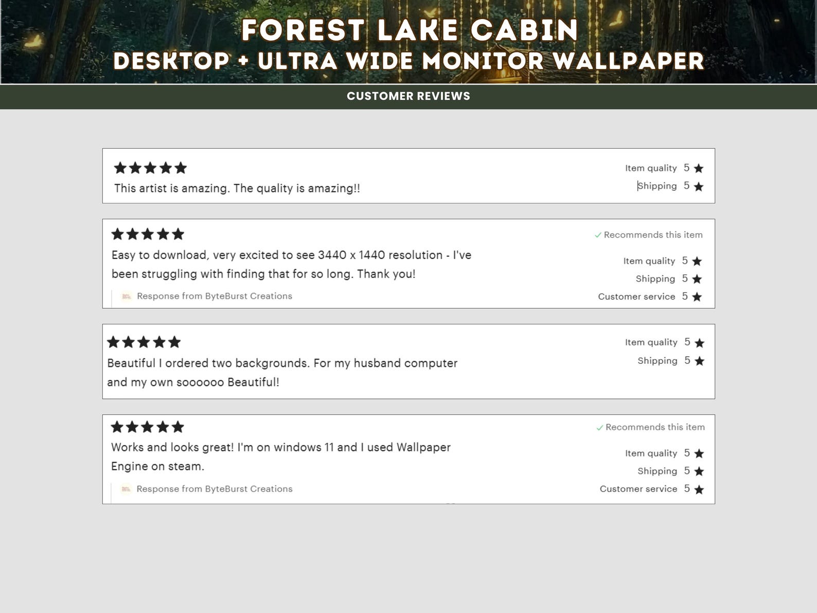Aesthetic Green Whimsical Forest Lake Cabin Cottagecore Wallpaper ...