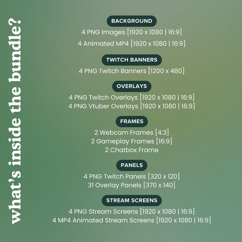 Green Whimsical Fairy Magical Forest Stream Overlay Package | Fantasy ...