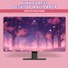 Pink Forest Desktop Wallpaper Set: Lofi Cottagecore (digital Download ...
