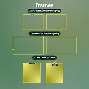 Green Whimsical Fairy Magical Forest Stream Overlay Package | Fantasy ...