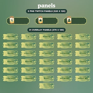 Green Whimsical Fairy Magical Forest Stream Overlay Package | Fantasy ...